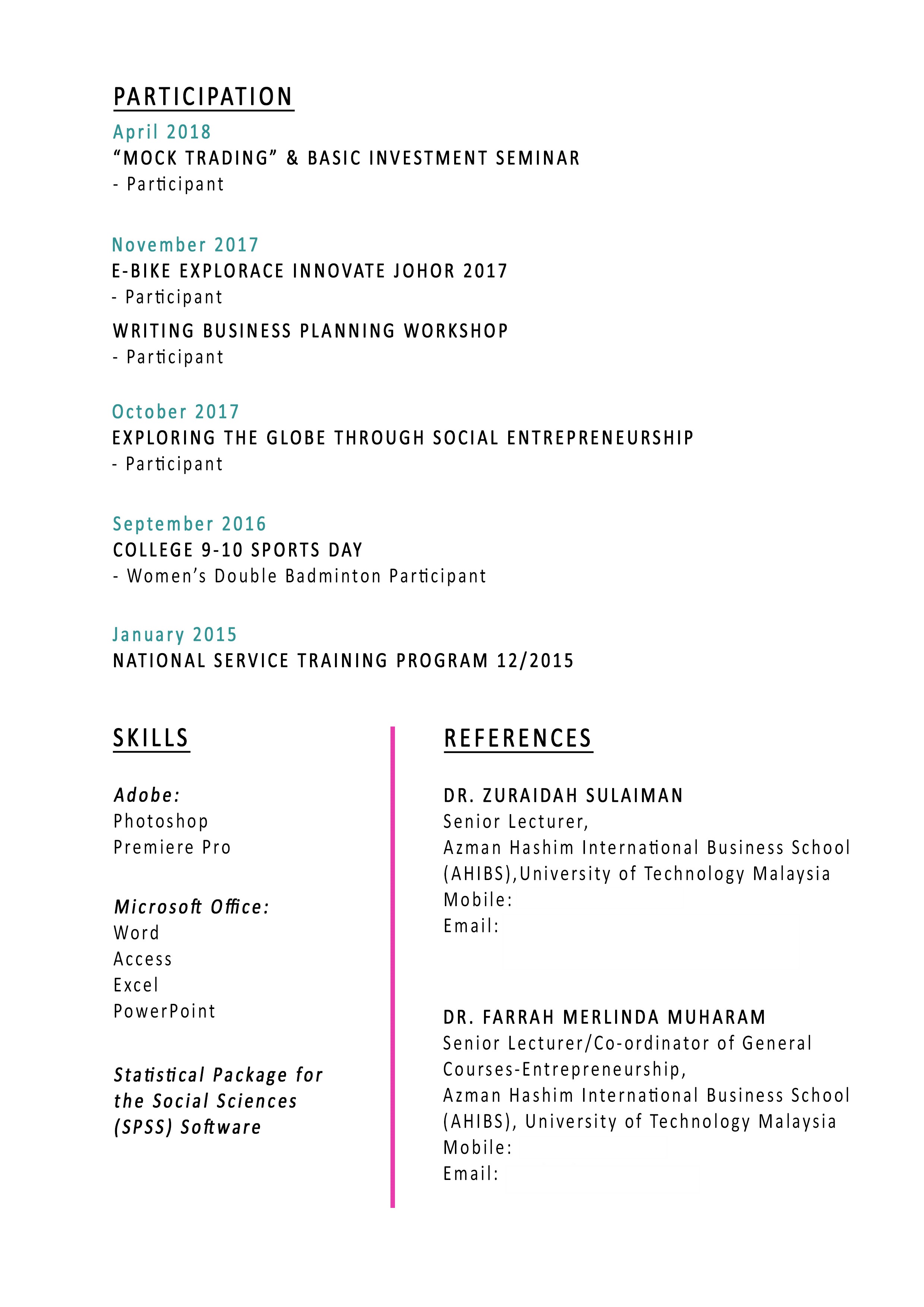 NUR FARAHIN BINTI AZIZ - MyePortfolio@UTM