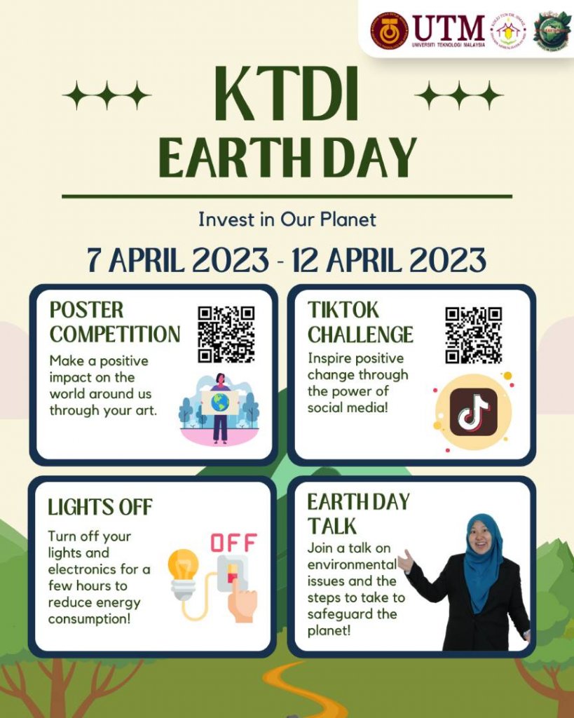 KTDI Earth Day 2023 - MyePortfolio@UTM