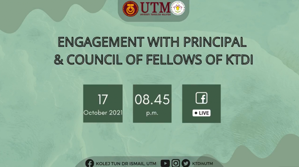 ENGAGEMENT WITH PRINCIPAL AND COUNCIL OF FELLOWS OF KTDI 21/22 ...